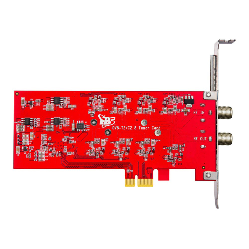 DVB-T2/C2/T/C(J.83A/B/C), ISDB-T/C, ATSC1.0 Octa-Tuner, PCIe Terrestr ...